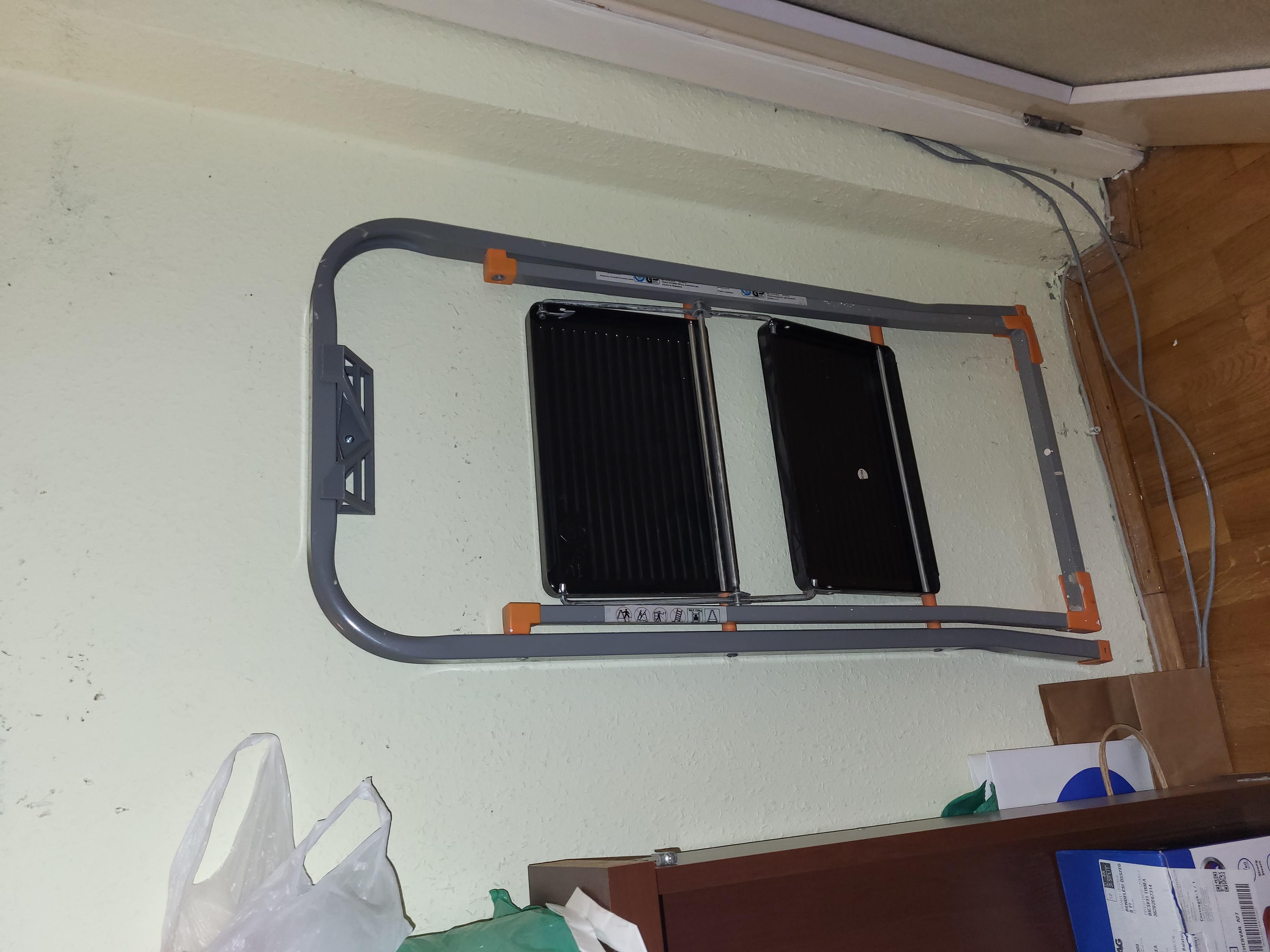 Step Stool Ladder wall hanger by szutsgy | Download free STL model ...