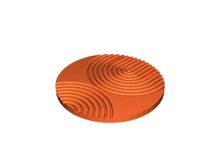 Modern Coaster by Phyllis | Download free STL model | Printables.com