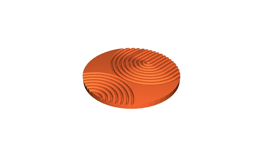 Modern Coaster by Phyllis | Download free STL model | Printables.com