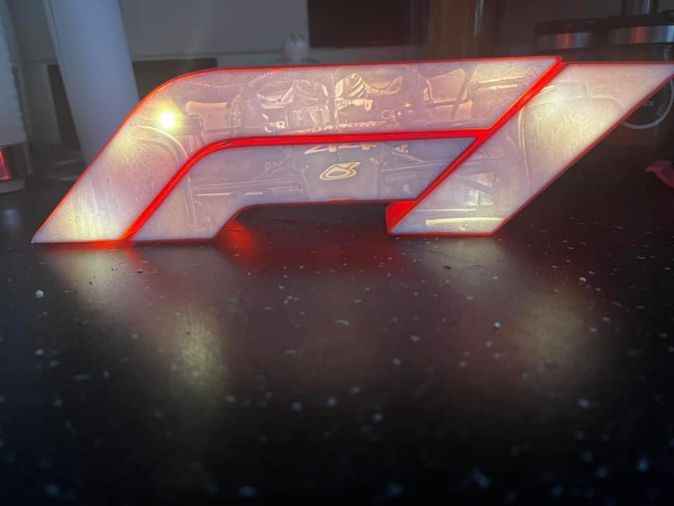 F1 Logo Style Lightbox Litho (Hamilton) by Macieksa | Download free STL ...