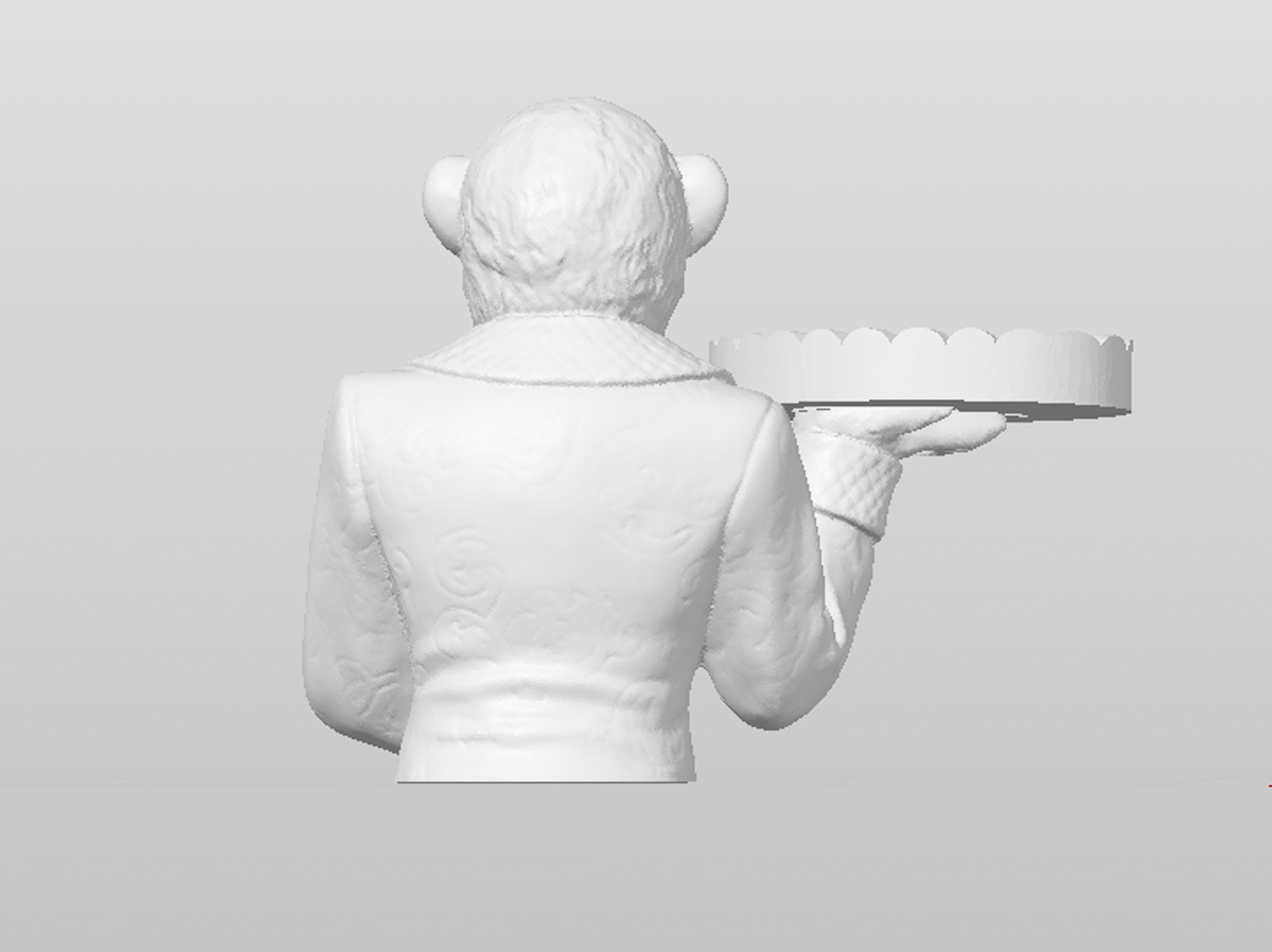 Monkey Ape Butler Bust | Serving Tray | Ring Holder by FreedomMaker ...