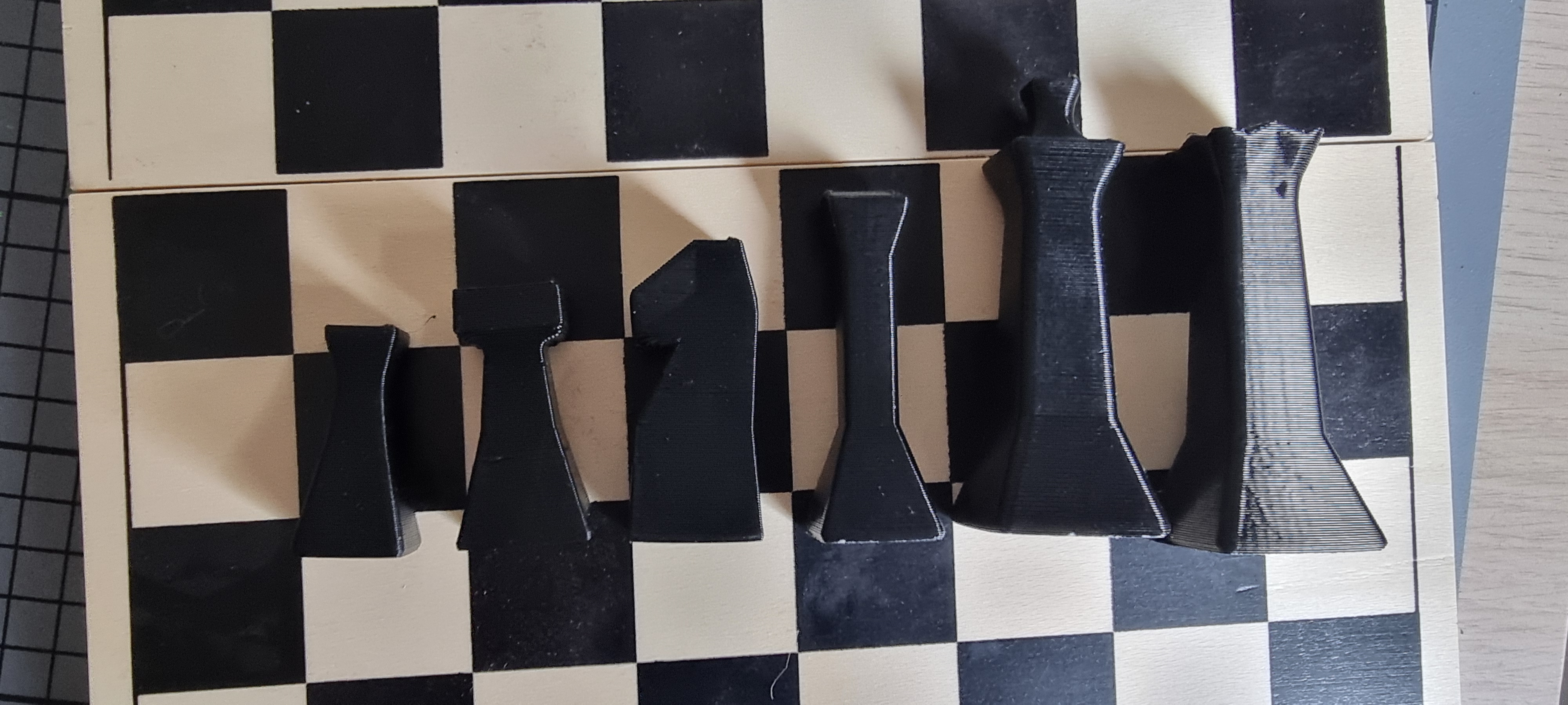 low poly simple chess pieces by Michael B. | Download free STL model ...