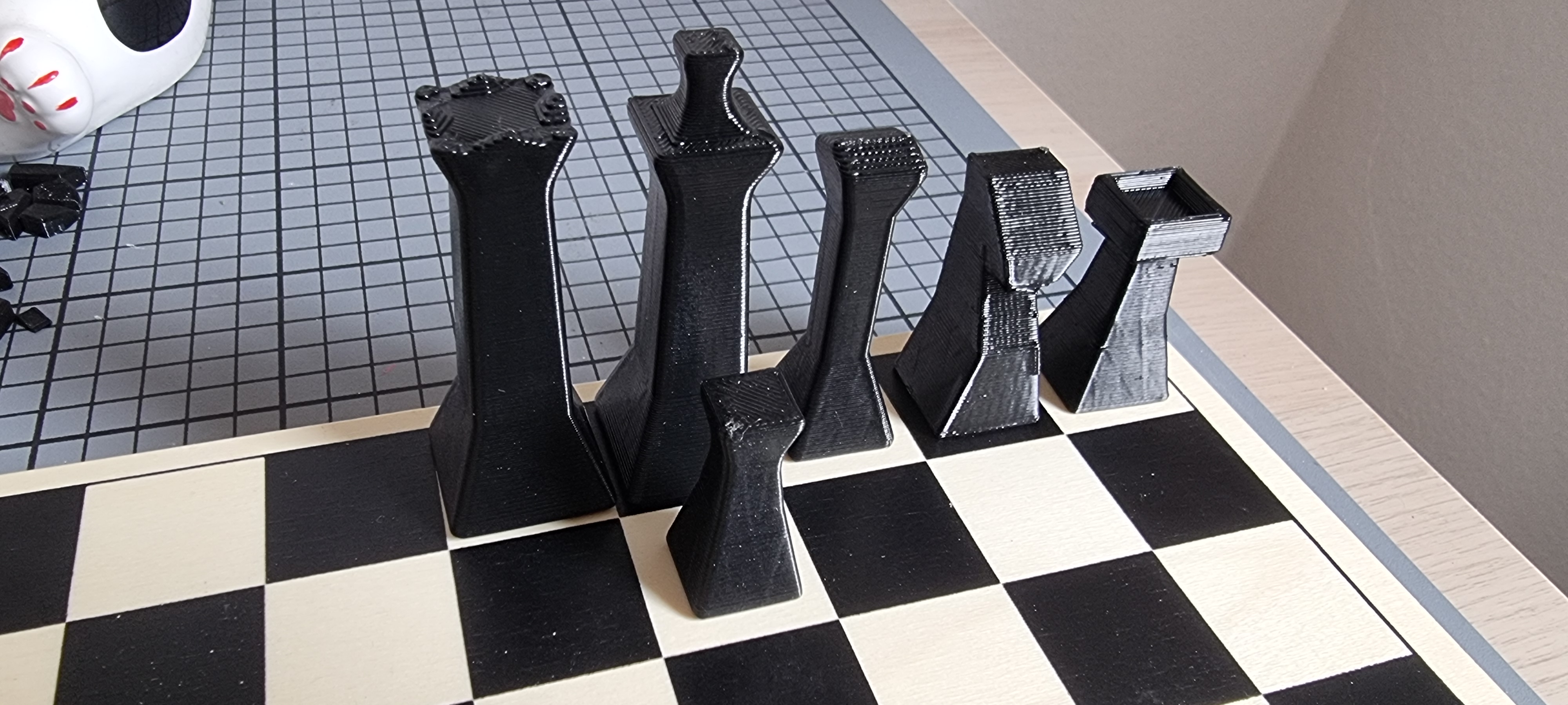 low poly simple chess pieces by Michael B. | Download free STL model ...