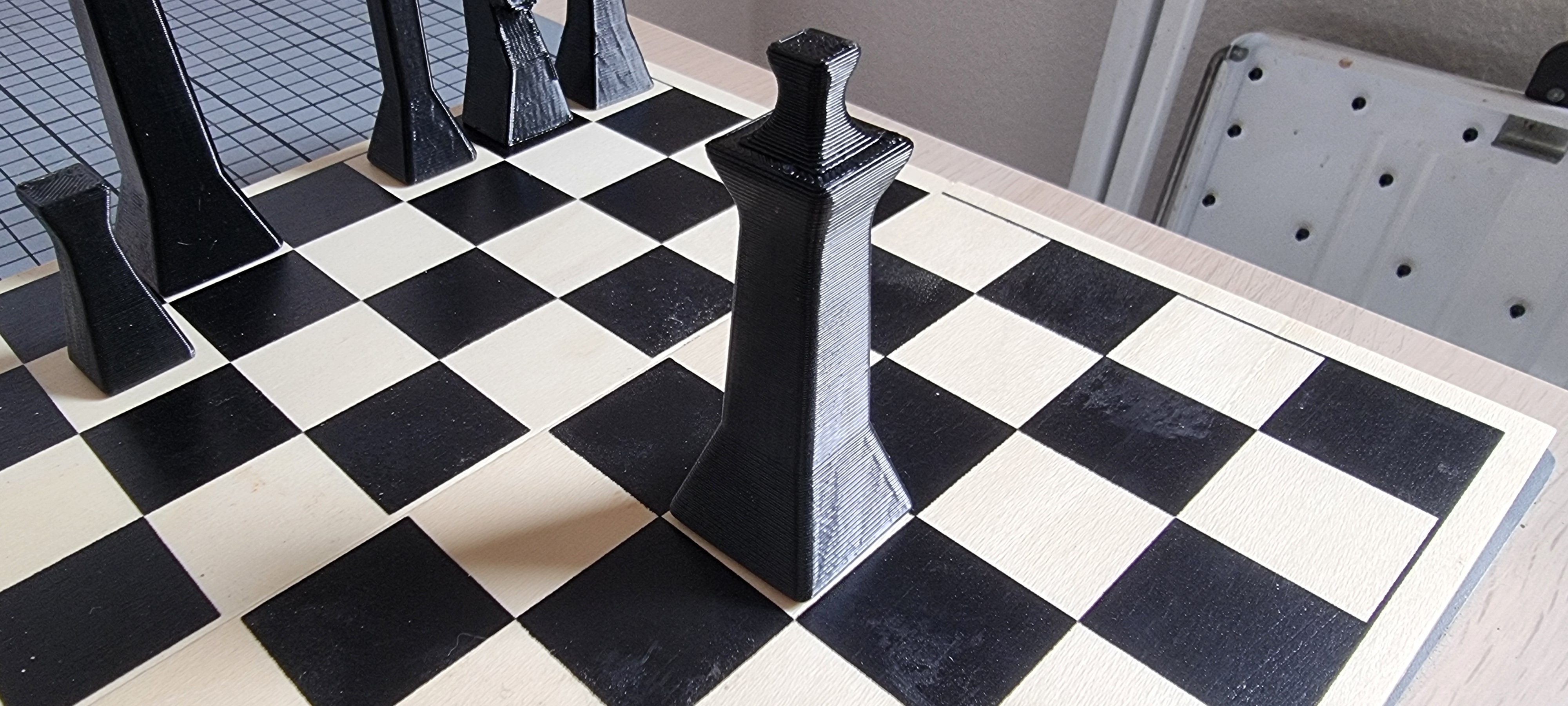 low poly simple chess pieces by Michael B. | Download free STL model ...