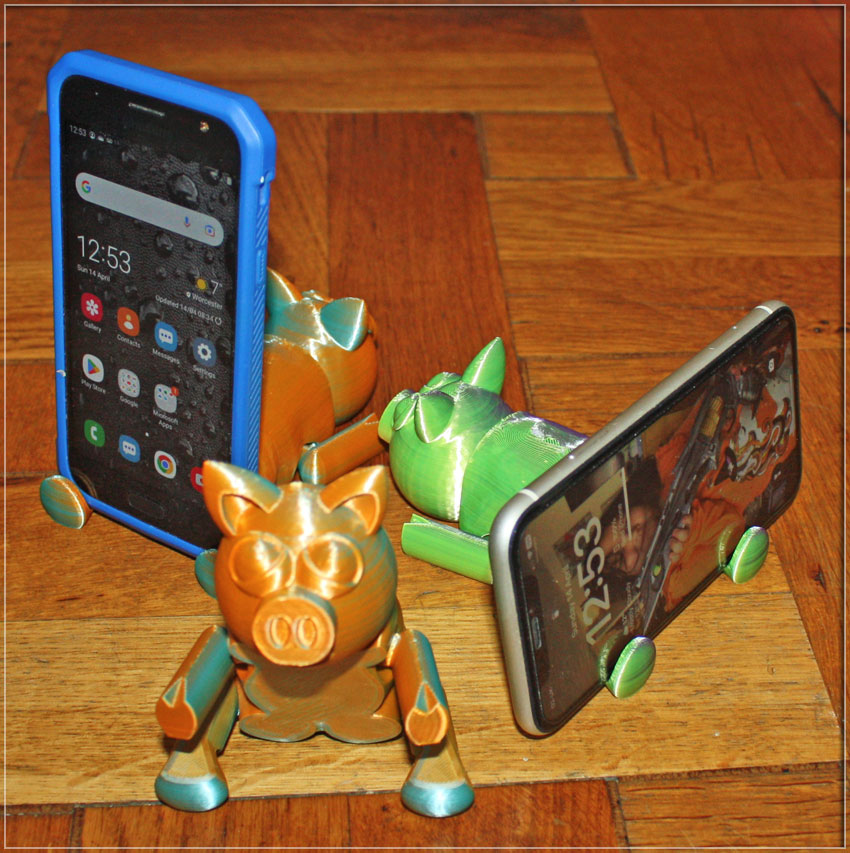 Flexi Pig Phone Stand by Kalbo | Download free STL model | Printables.com