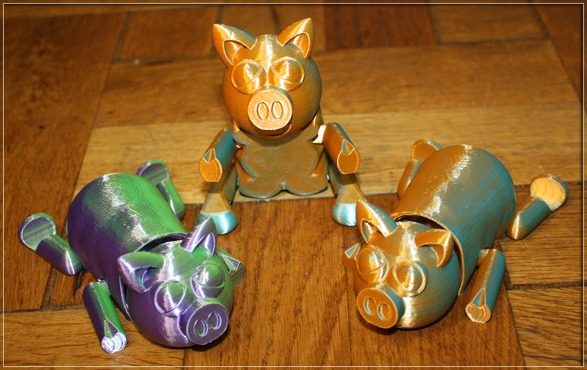 Flexi Pig Phone Stand by Kalbo | Download free STL model | Printables.com