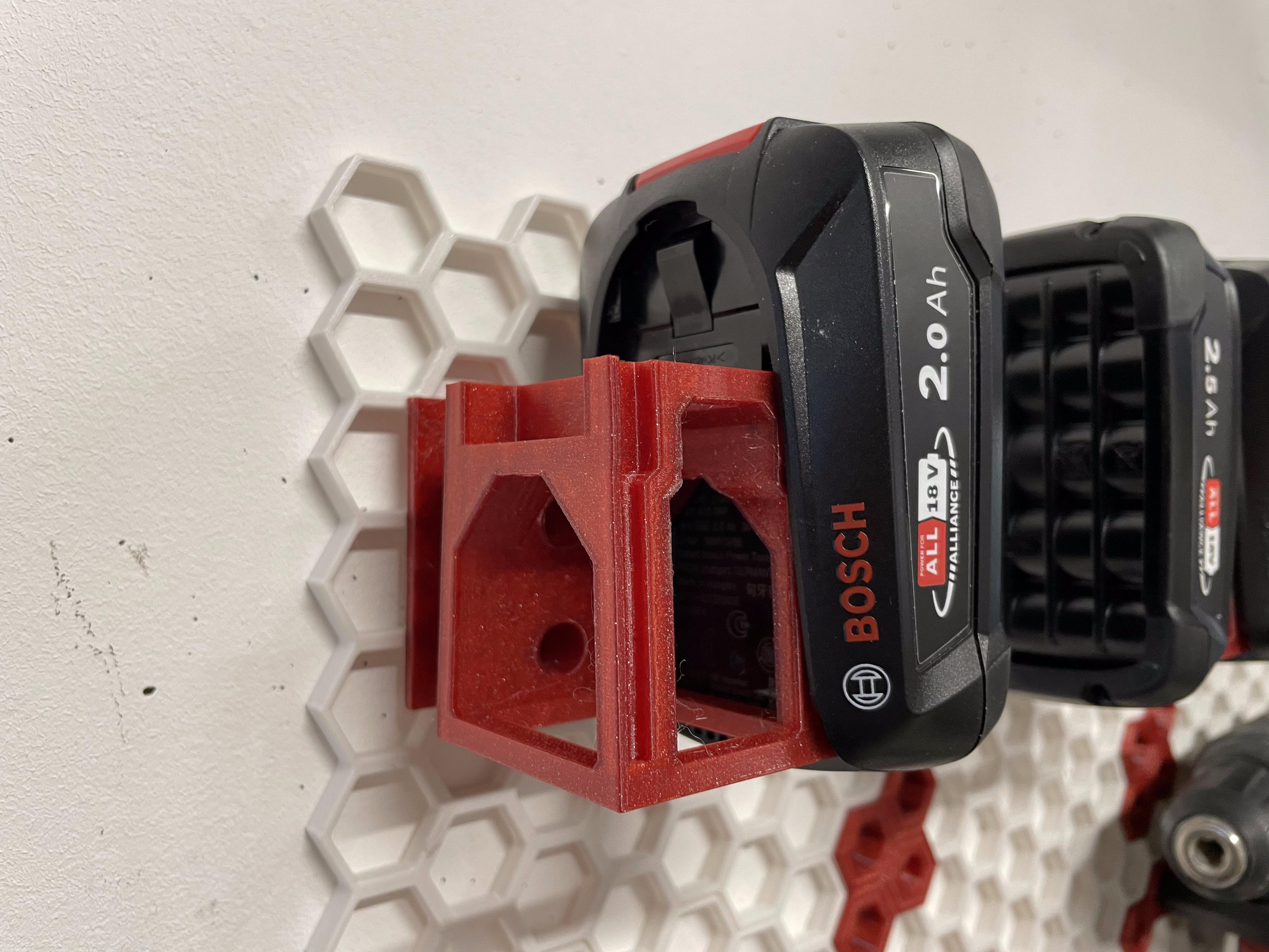 HSW Bosch 18V DIY battery mount and charger by StevenTh | Download free ...