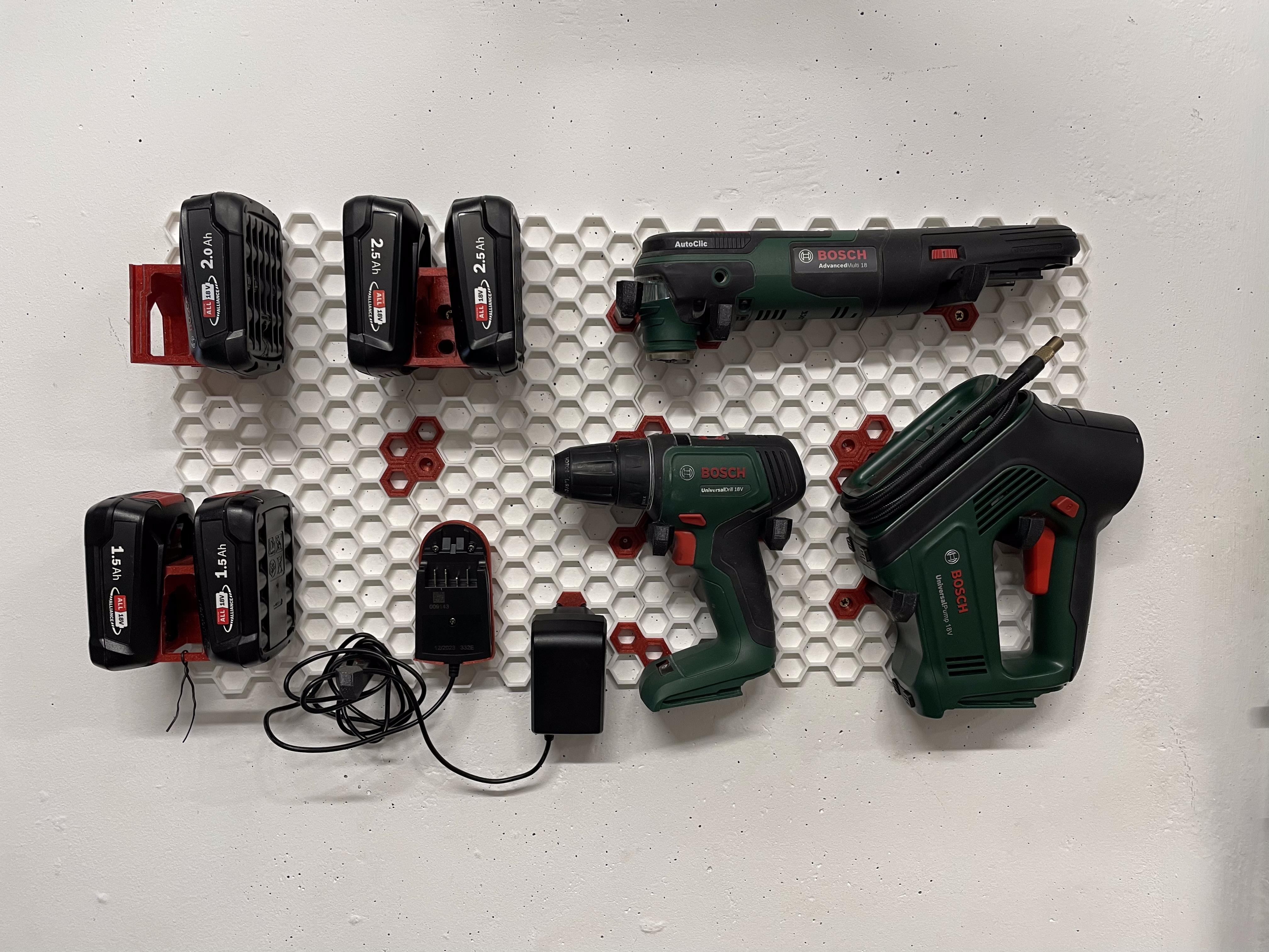 HSW Bosch 18V DIY battery mount and charger by StevenTh | Download free ...