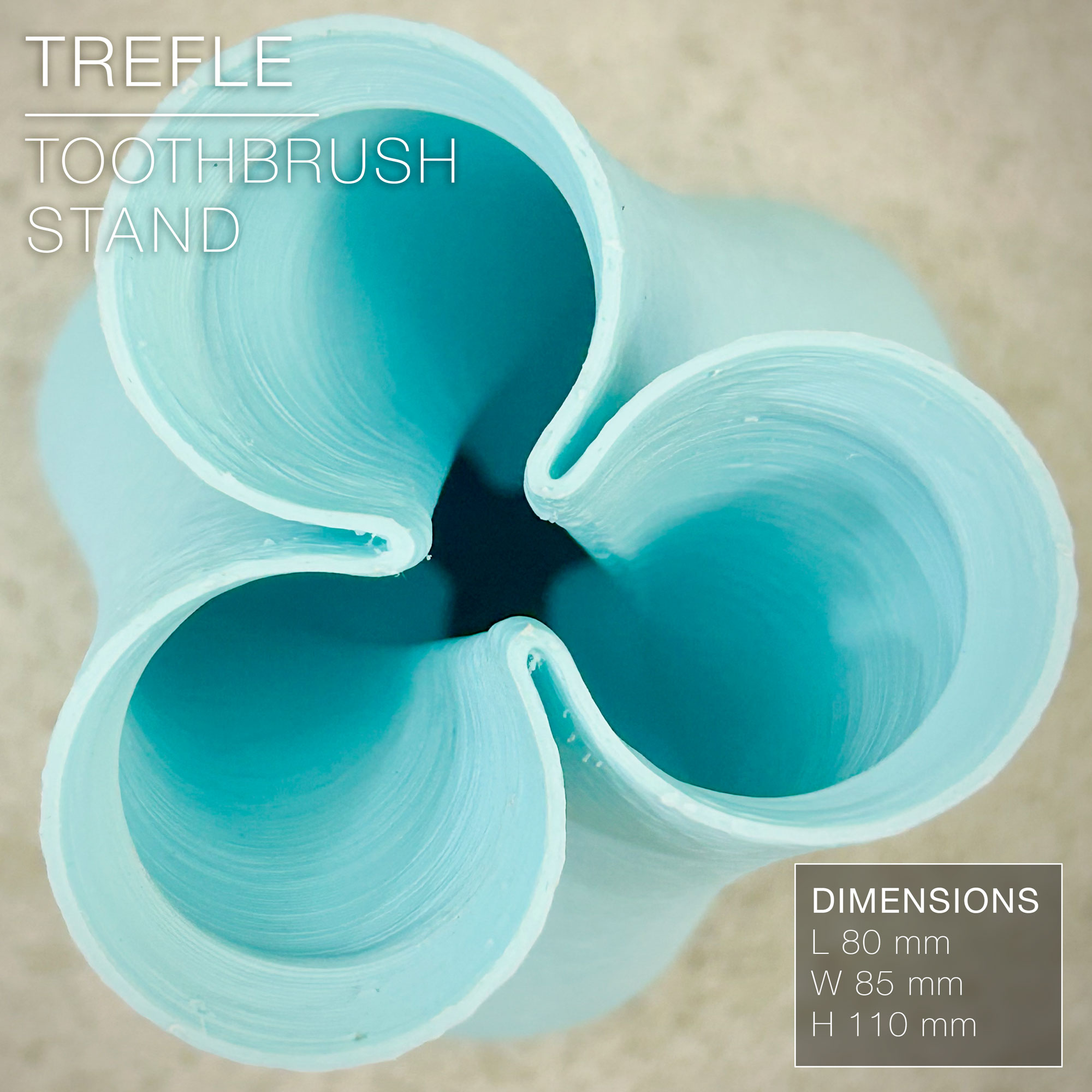 TREFLE | Toothbrush stand by Charles Regaud | Printables Store