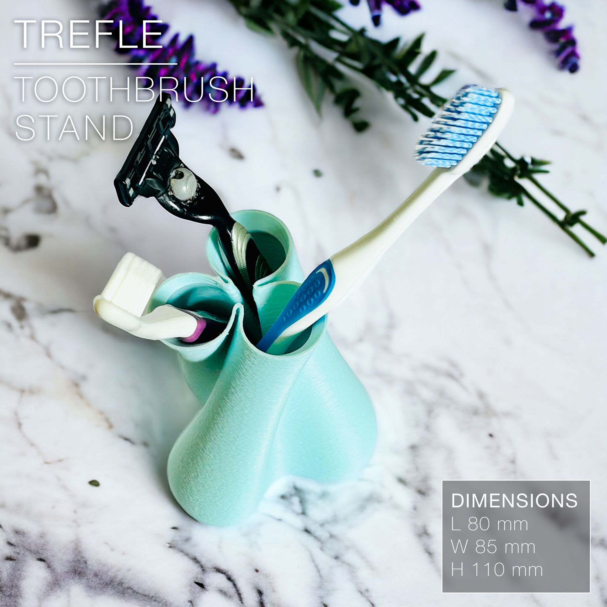 TREFLE | Toothbrush stand by Charles Regaud | Printables Store