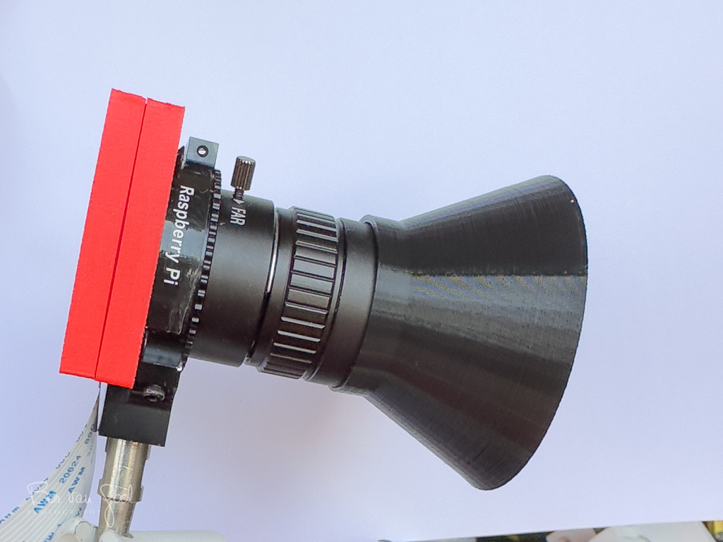 Lens hood for the 6mm Raspberry PI HQ lens. by Borreltje | Download ...