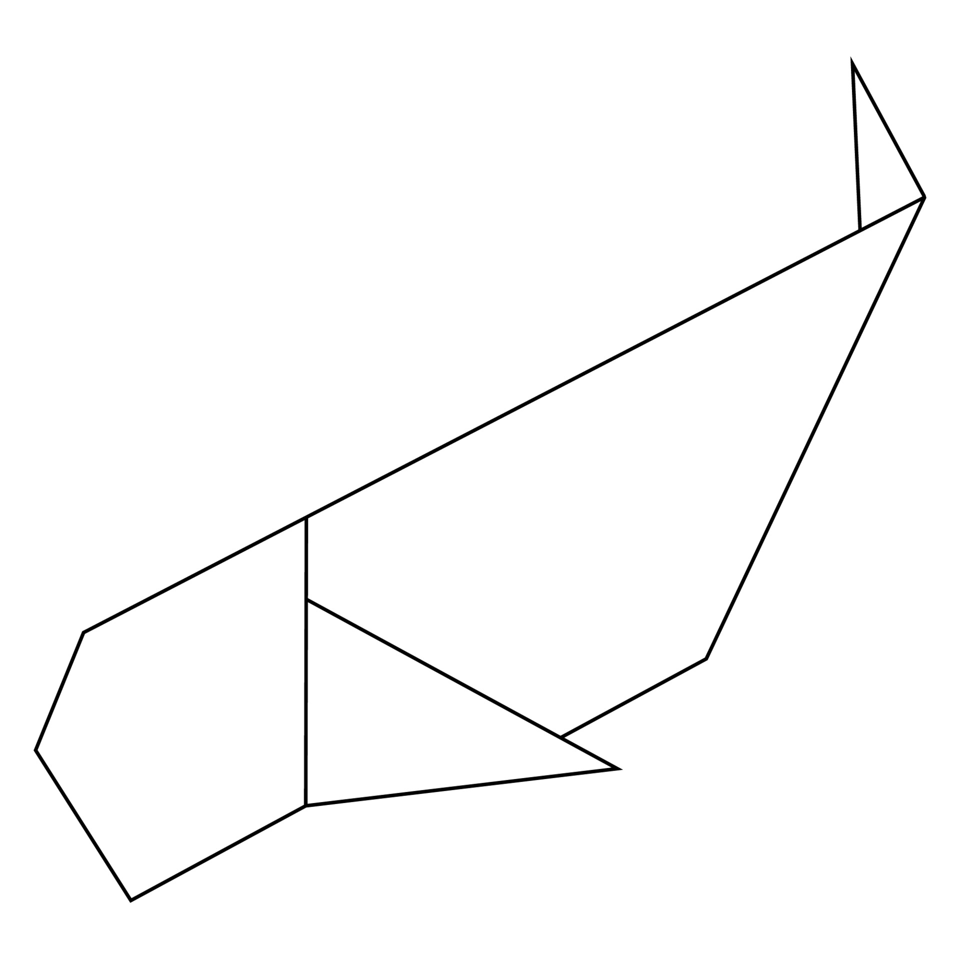 simple geometric line animals by Player Xy | Download free STL model ...