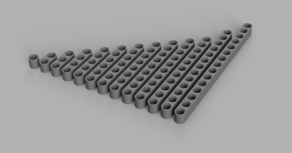 Lego technic beams set 1-15 by Jerryie | Download free STL model ...