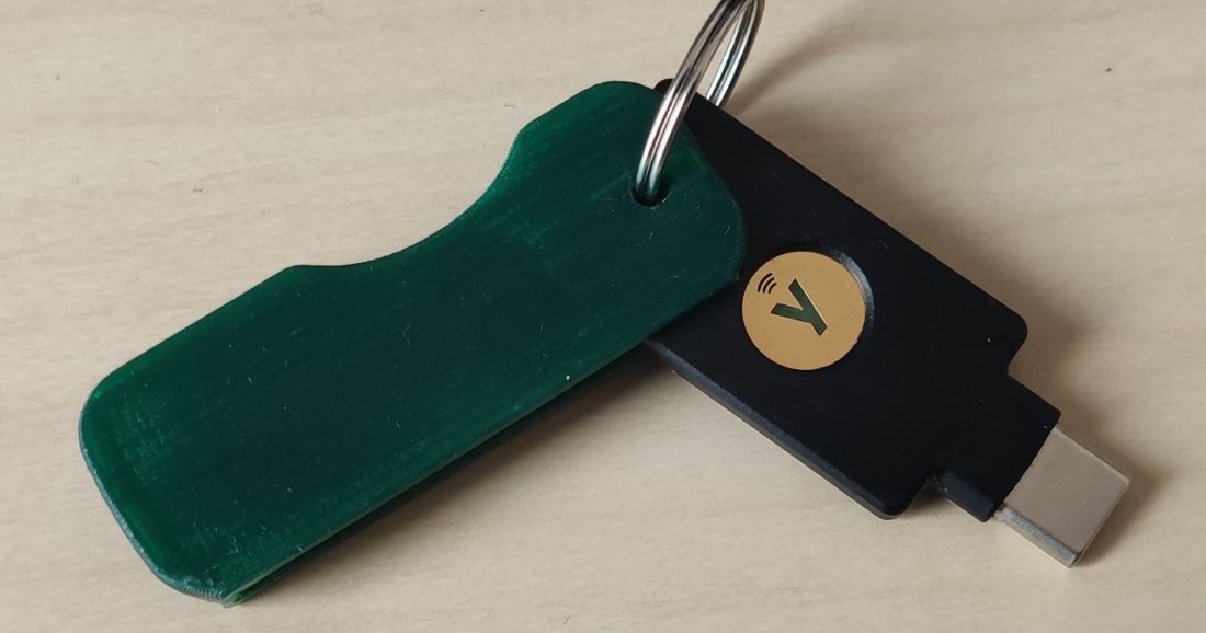 YubiKey 5C NFC key ring por Mige | Descargar modelo STL gratuito ...