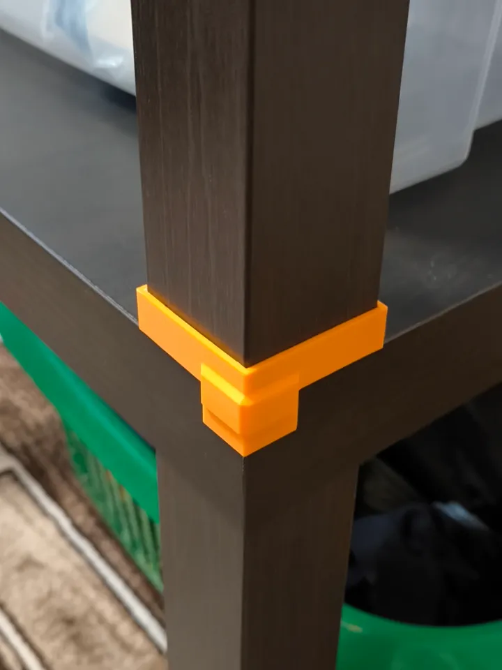 Slim Screwless Ikea Lack Stack by SRDC | Download free STL model ...