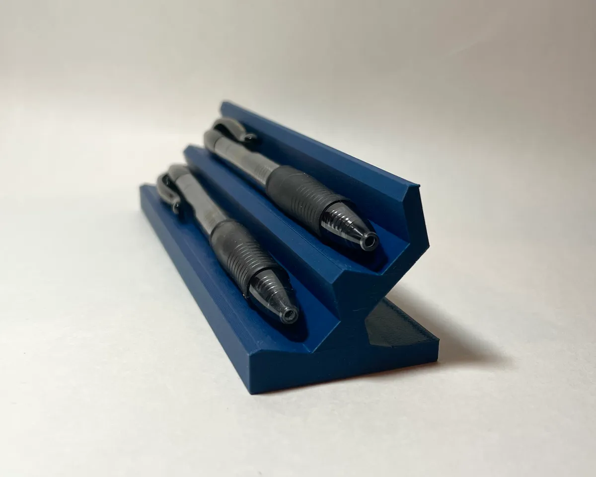 Hex Pen Tray Stand by cartyski | Download free STL model | Printables.com