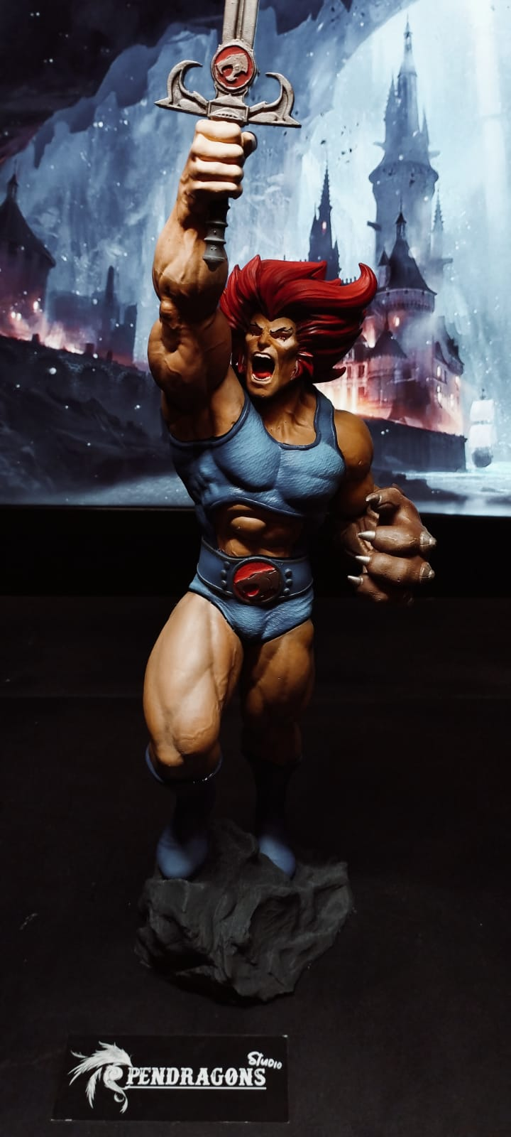 Lion O Thundercats bust fanart 3d printing STL files collectibles by CG Pyro by hervingarciaa ...