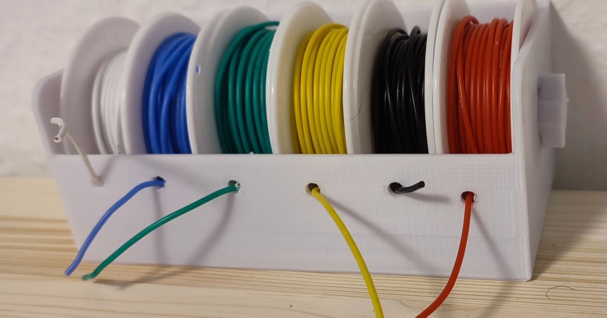 Box for Flexible Silicone Wire Wire by René Jensen | Download free STL ...