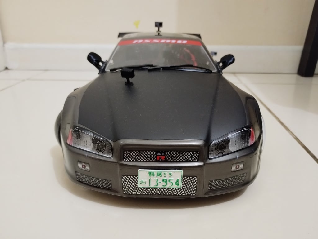 RC Car 1:10 Japanese License Plate (Editable) by Raphael Sá | Download ...