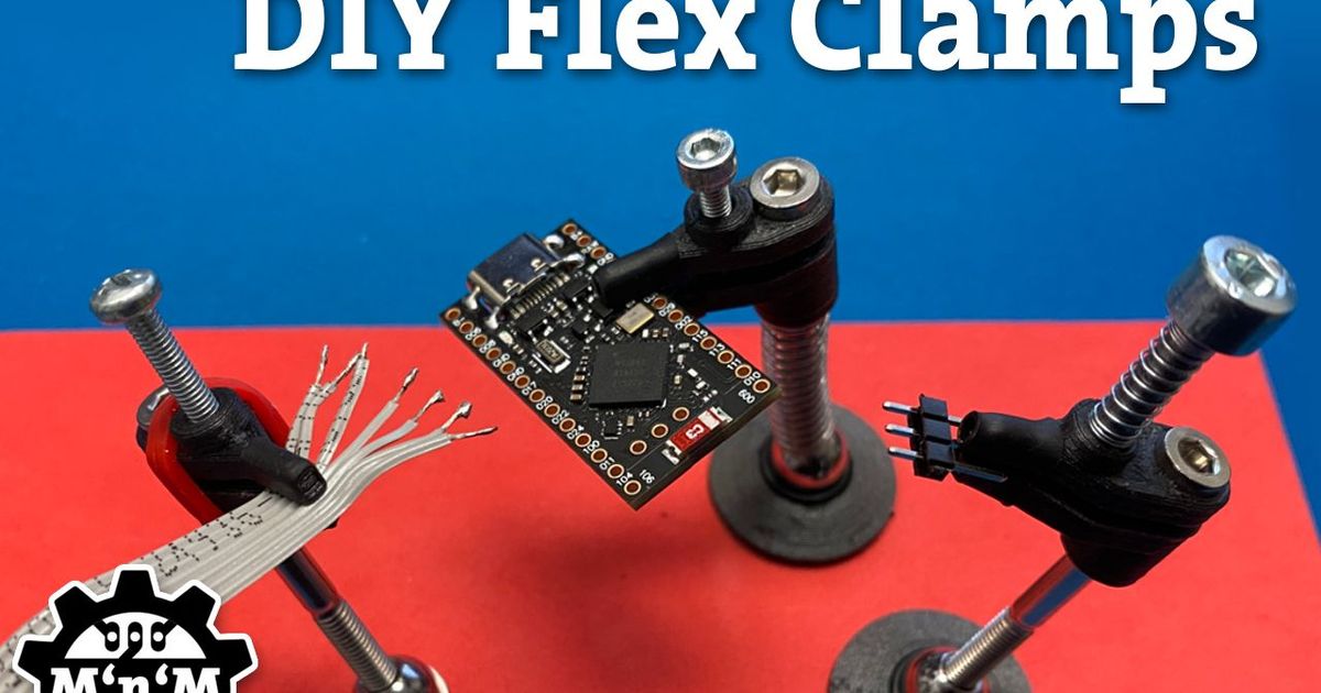Flex Clamp by Make'n'Modify | Download free STL model | Printables.com