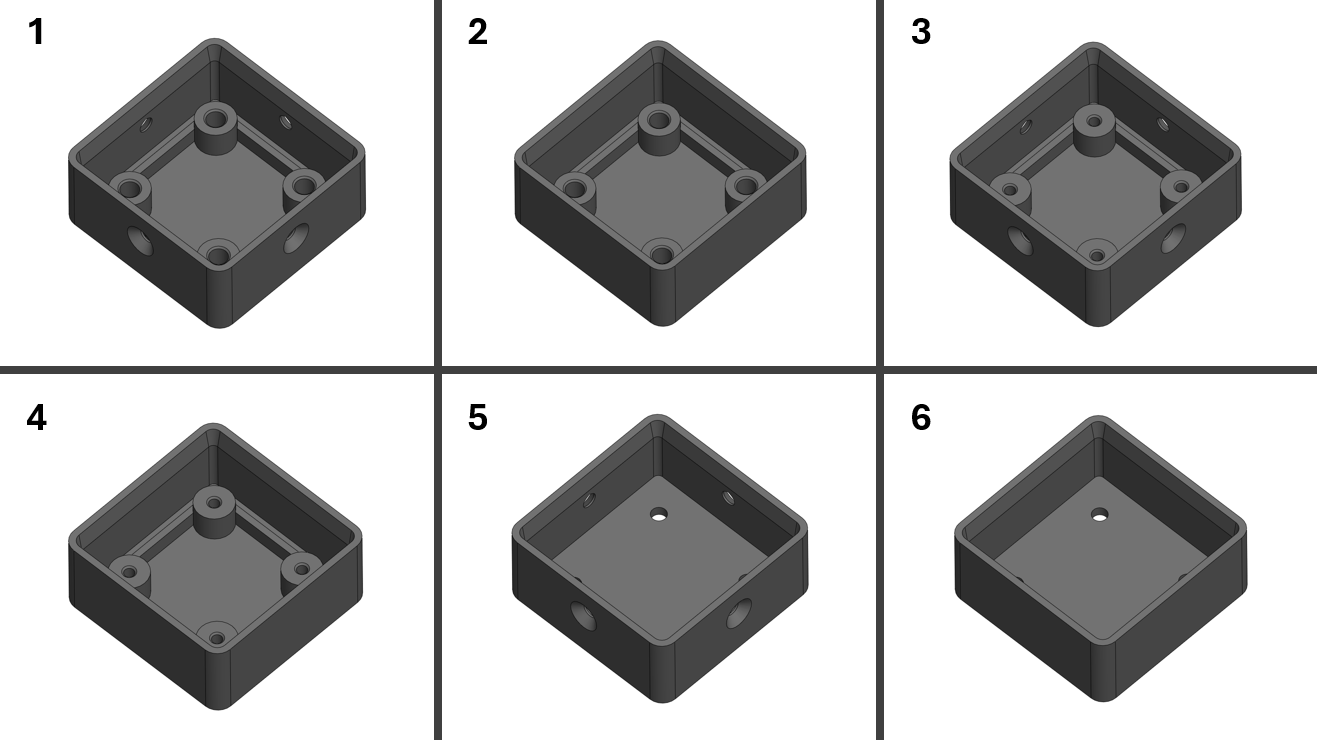IKEA Lack table adapter feet for IKEA Alex caster wheels by Muffelkraft ...