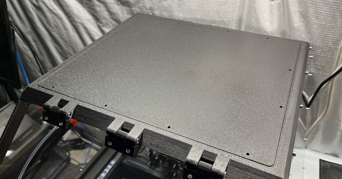 EnXLosure 2-Part Top Panel /w Larger Fillet Radiuses - No Logo by Nic ...