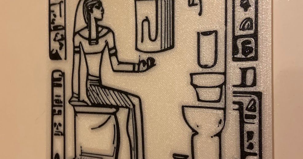 Ancient Toilet Sign for MMU/AMS by Peepee poopoo | Download free STL ...