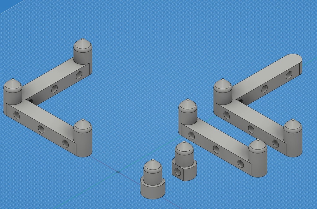 19mm and 20mm Bench dog set with Squares and integrated paint/stain/oil ...