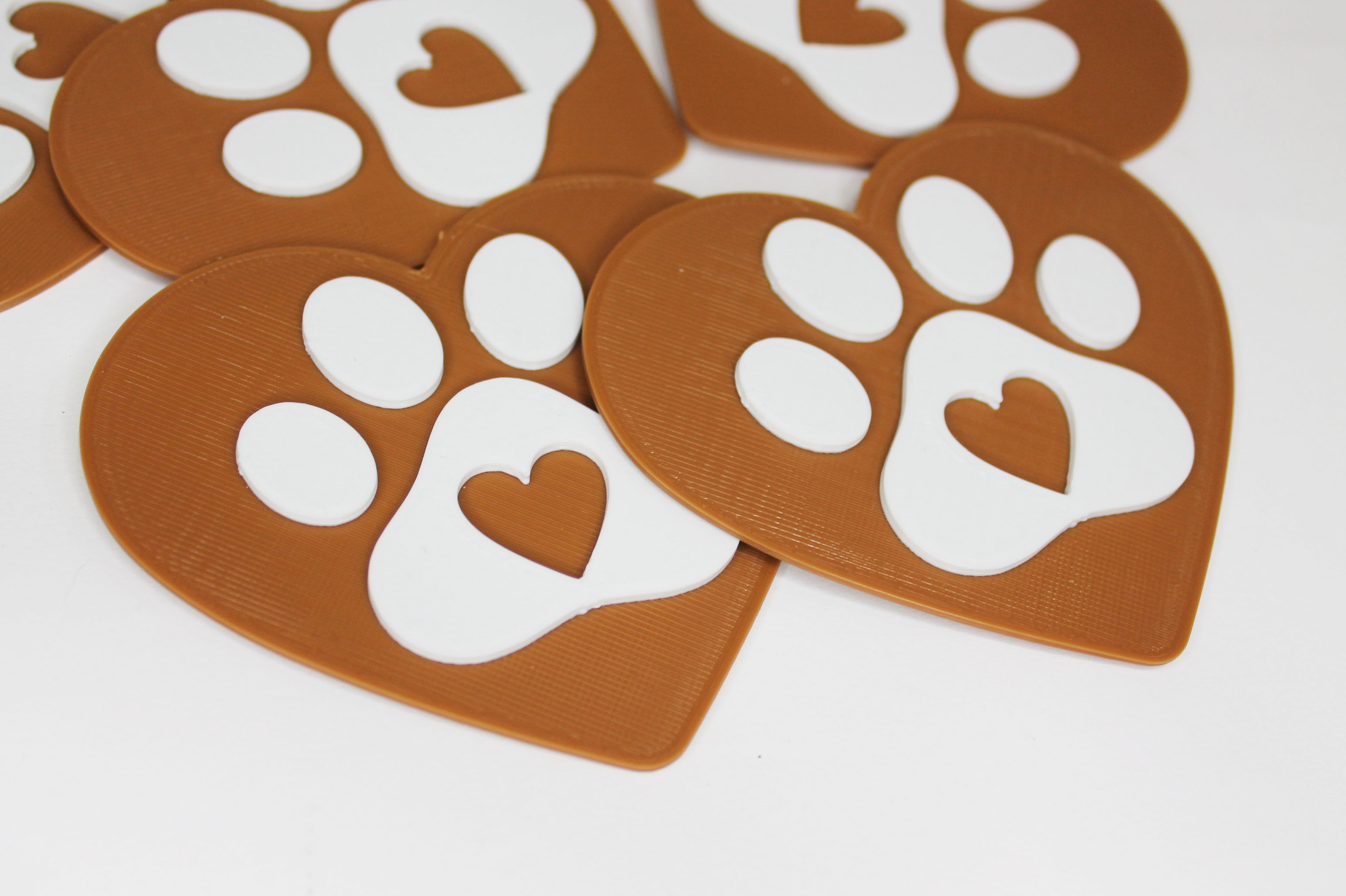 Paw coaster by Franchescor | Download free STL model | Printables.com