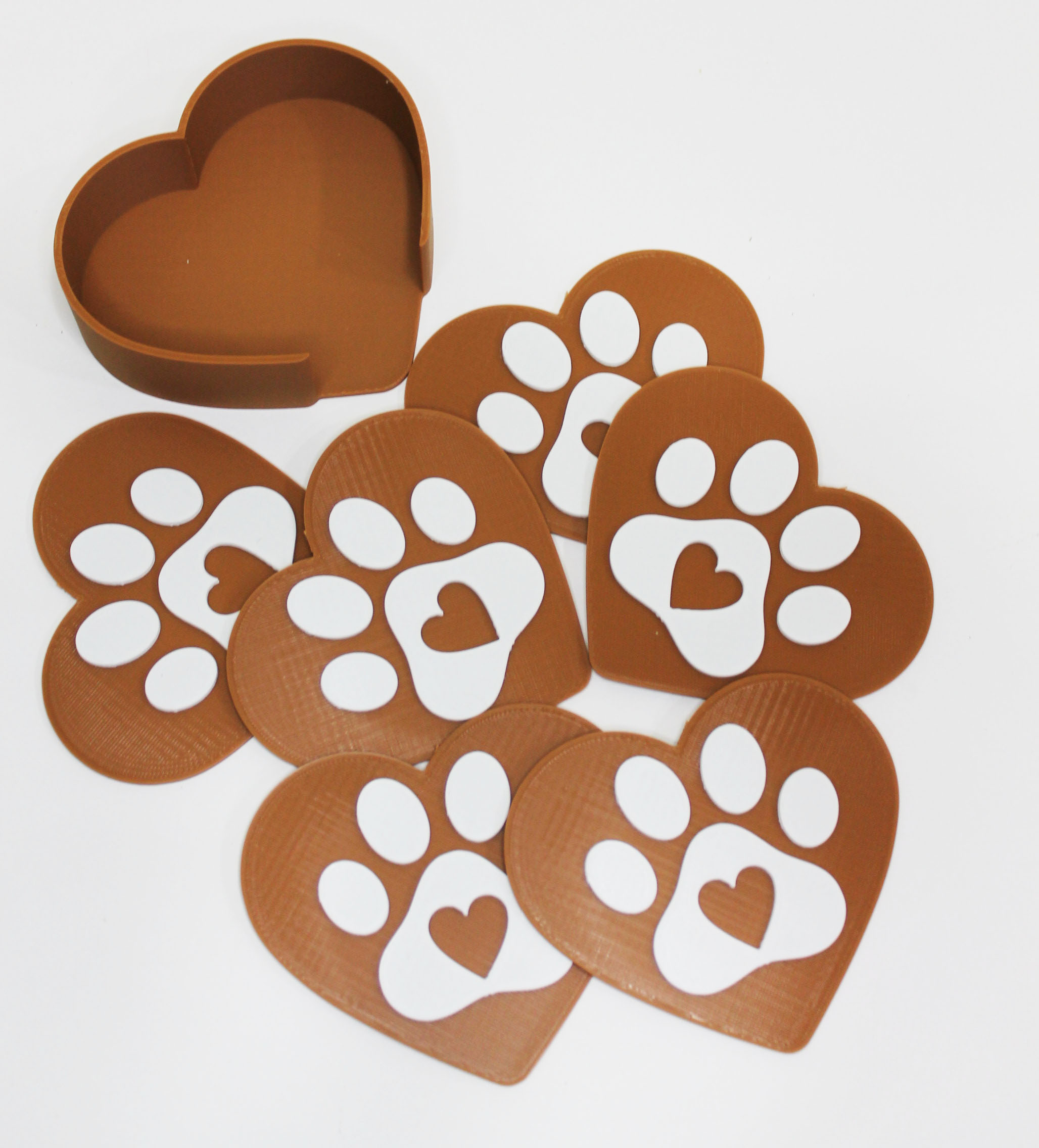 Paw coaster by Franchescor | Download free STL model | Printables.com