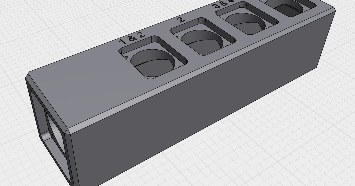 Speakon NL8 Break Out Box von Franktion | Kostenloses STL-Modell ...