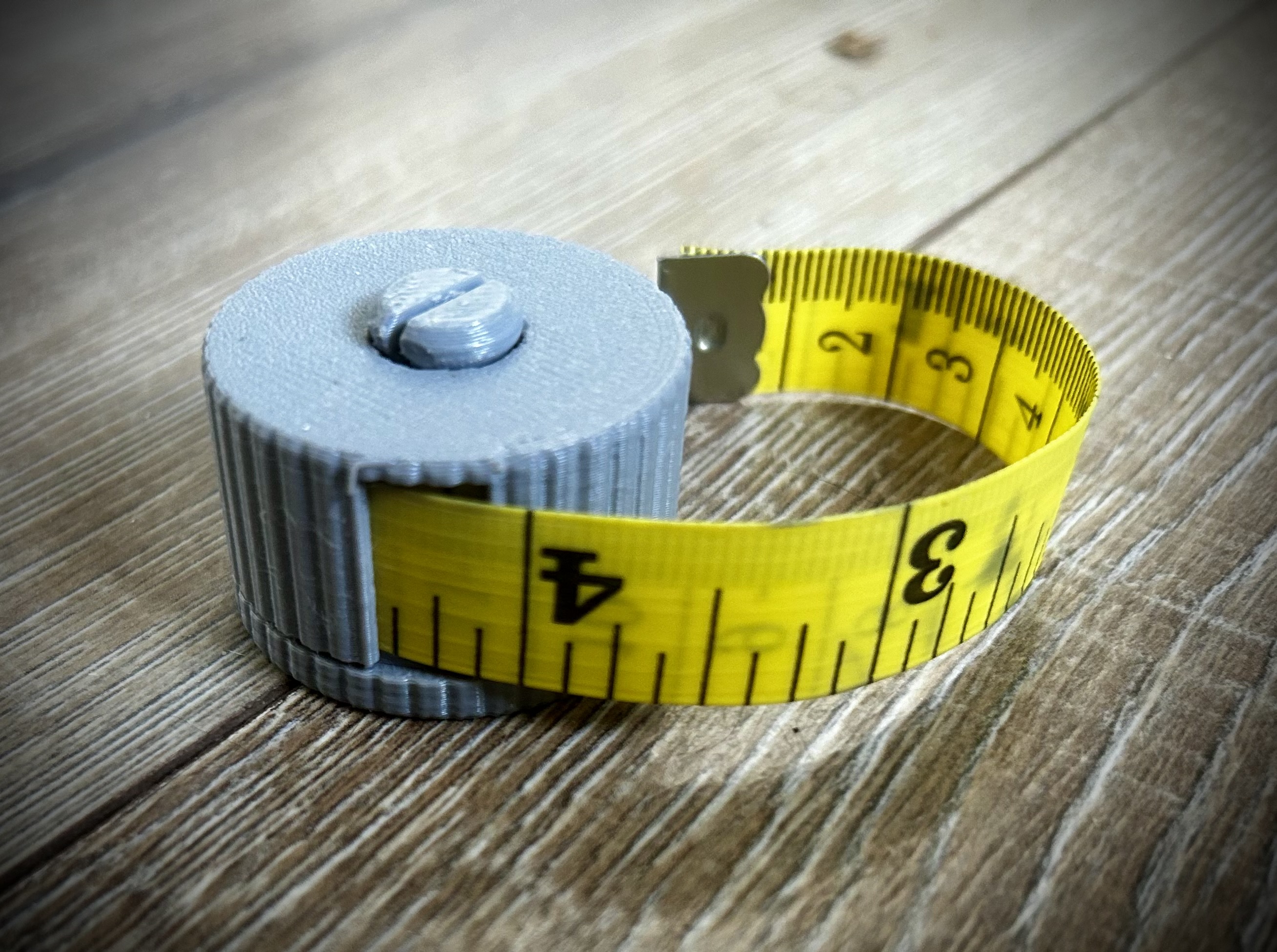 Tailor tape measure storage/winder by jattie | Download free STL model ...