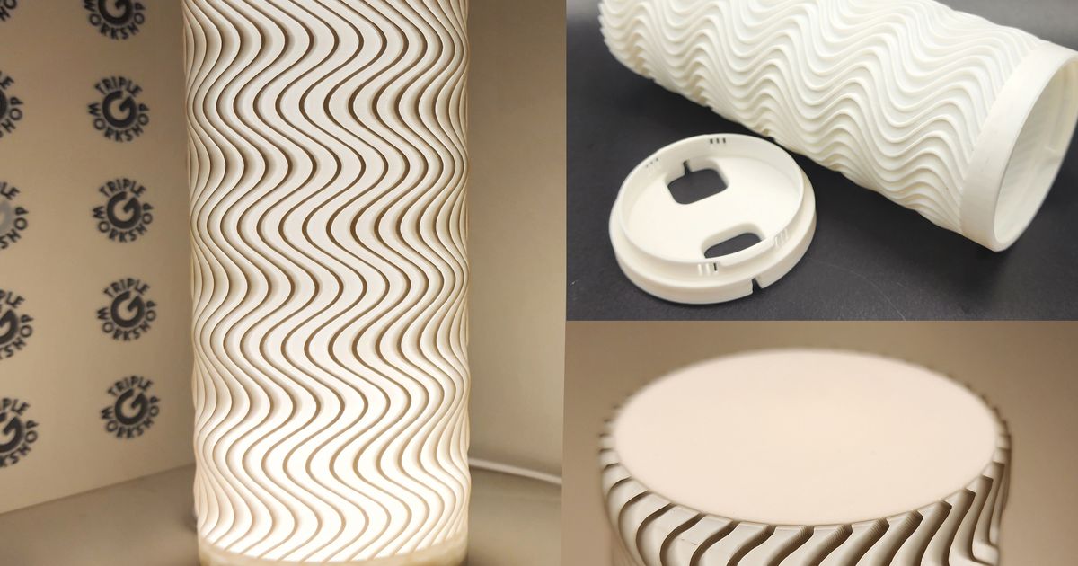 Mesmerizing Wavy Light for Bambu LED Lamp 001 by Triple G Workshop ...