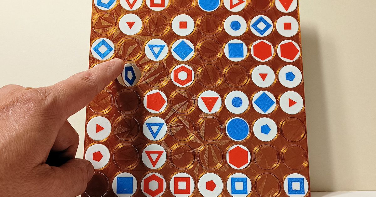 Memory Tile (Grown-Ups Edition) by Wim V | Download free STL model | Printables.com