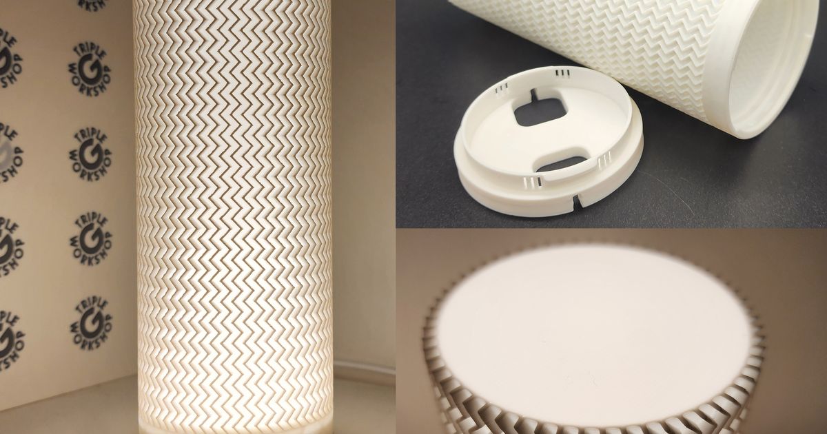 Mesmerizing ZigZag Light for Bambu LED Lamp 001 by Triple G Workshop ...