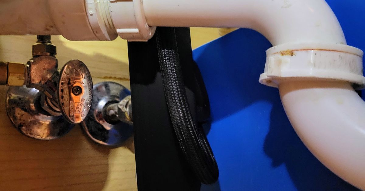 Sink Shutoff Valve Cover for Retractable Faucet by ChopperOriginals ...