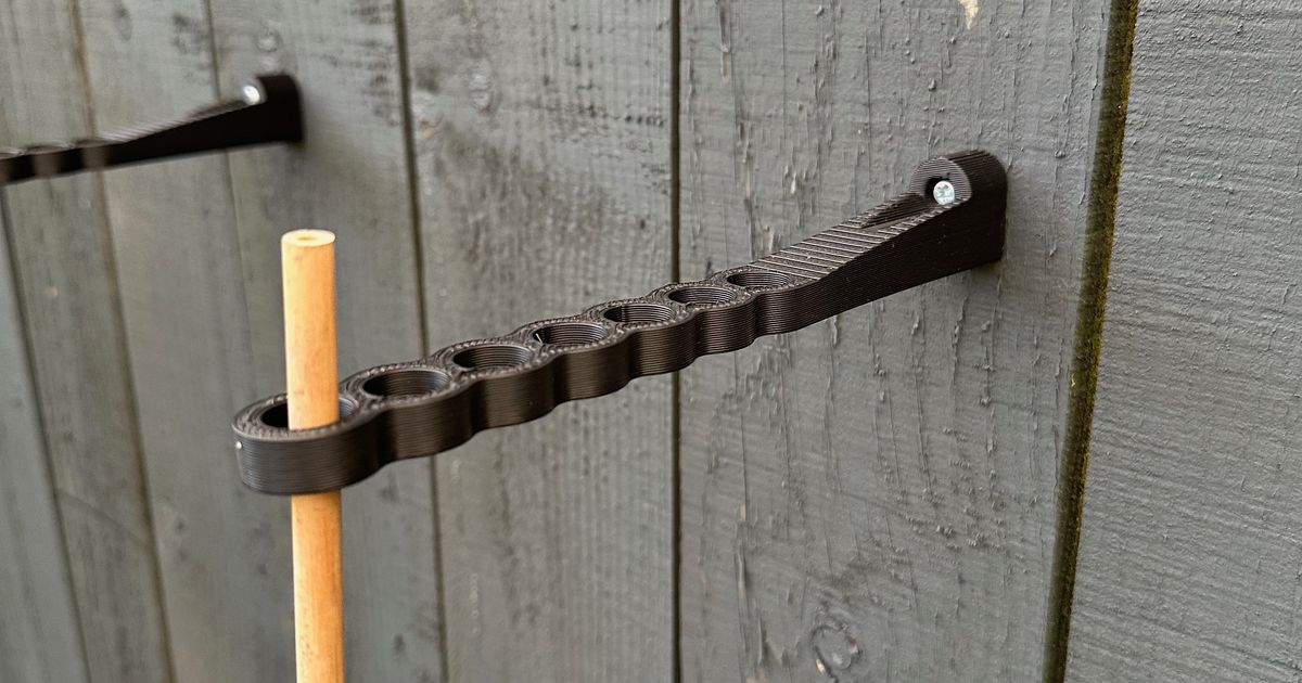 Garden Cane Holder by Printer McGee | Download free STL model ...