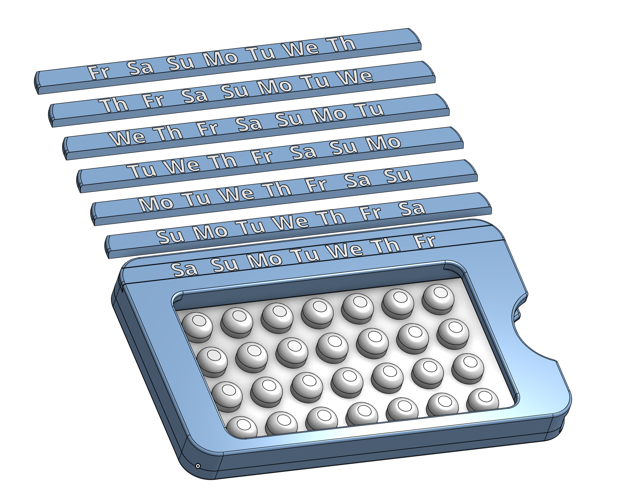 Birth Controller Holder with Replaceable Labels by Swyytch | Download ...