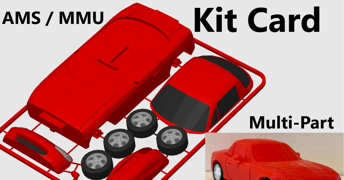 Mazda Miata / MX-5 Kit Card por The Kit Card Guy | Descargar modelo STL ...