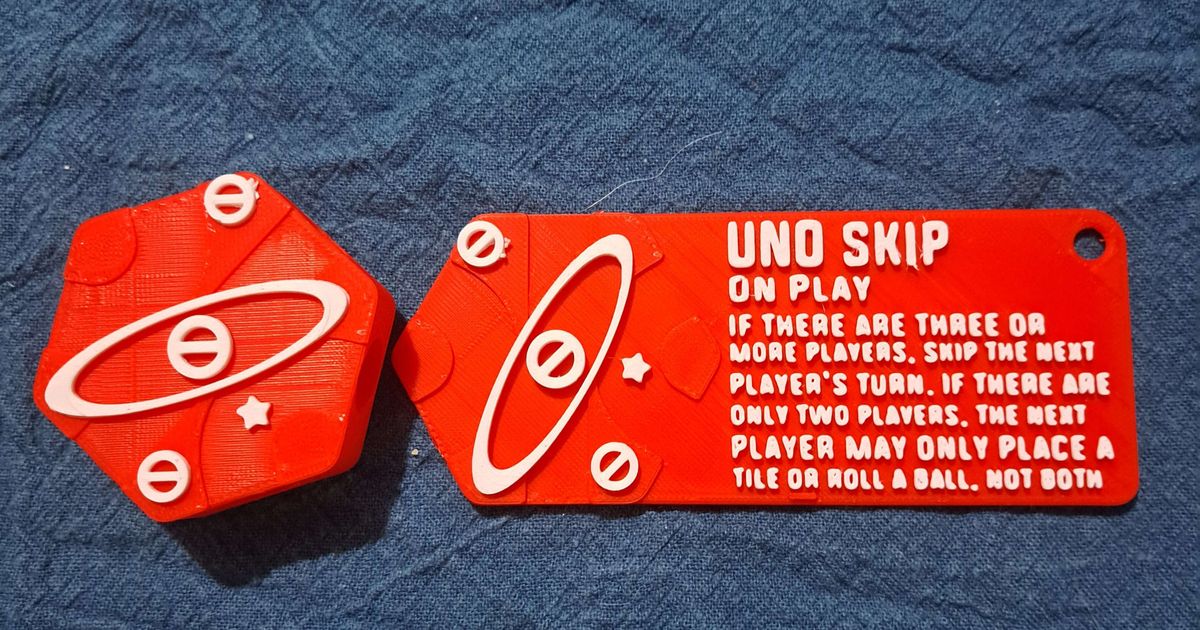 Hextraction: Uno Skip by John Paterson | Download free STL model ...