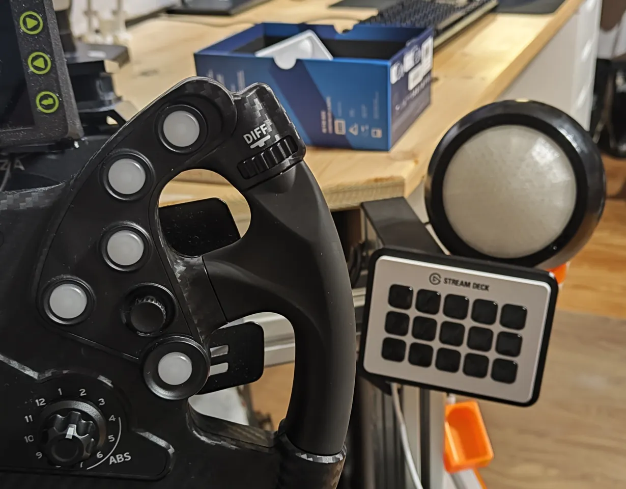 Streamdeck - Simrig Mount by Sebastian Schels | Download free STL model ...