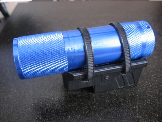 Nerf Flashlight Holder/Mount by 3Dprintfun | Download free STL model ...