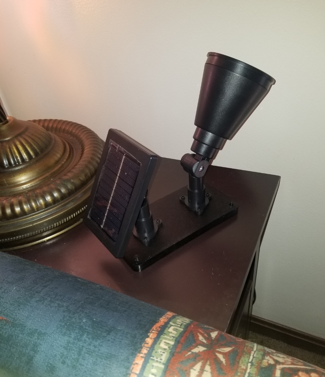 Solar Lamp Flat Mount Base by Trukku | Download free STL model ...