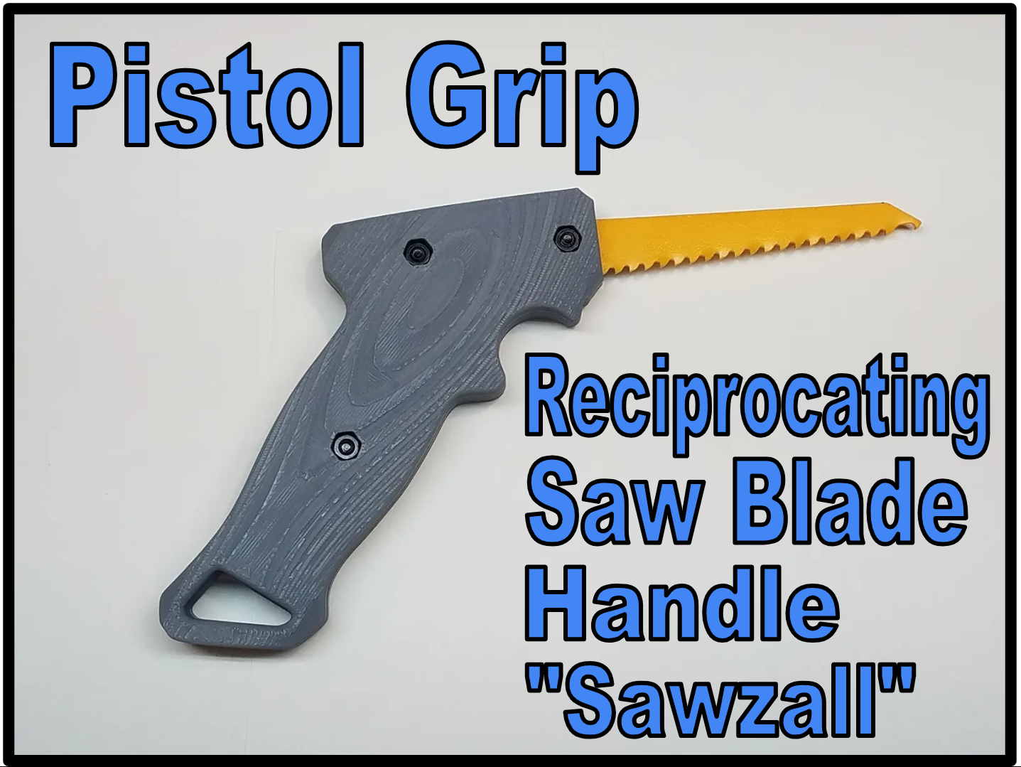 Pistol Grip Saw by ShopTeacher | Download free STL model | Printables.com