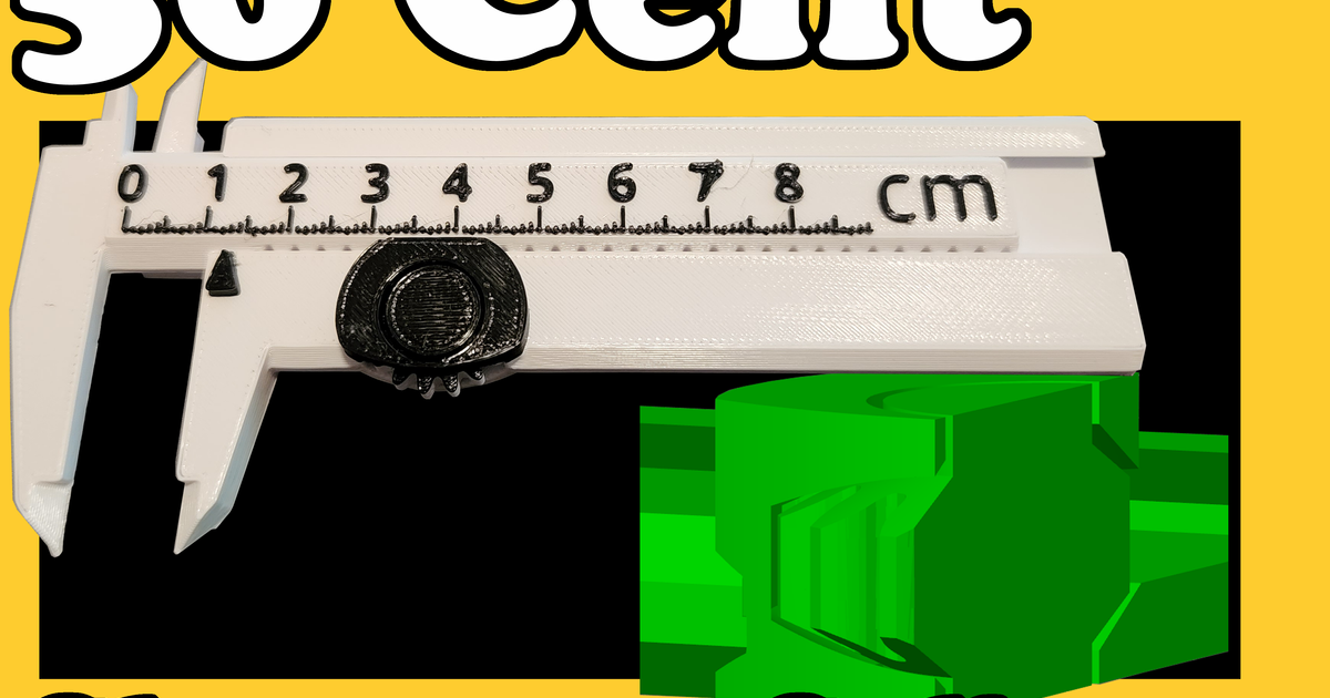 50 Cent Classroom Calipers by iqless | Download free STL model ...