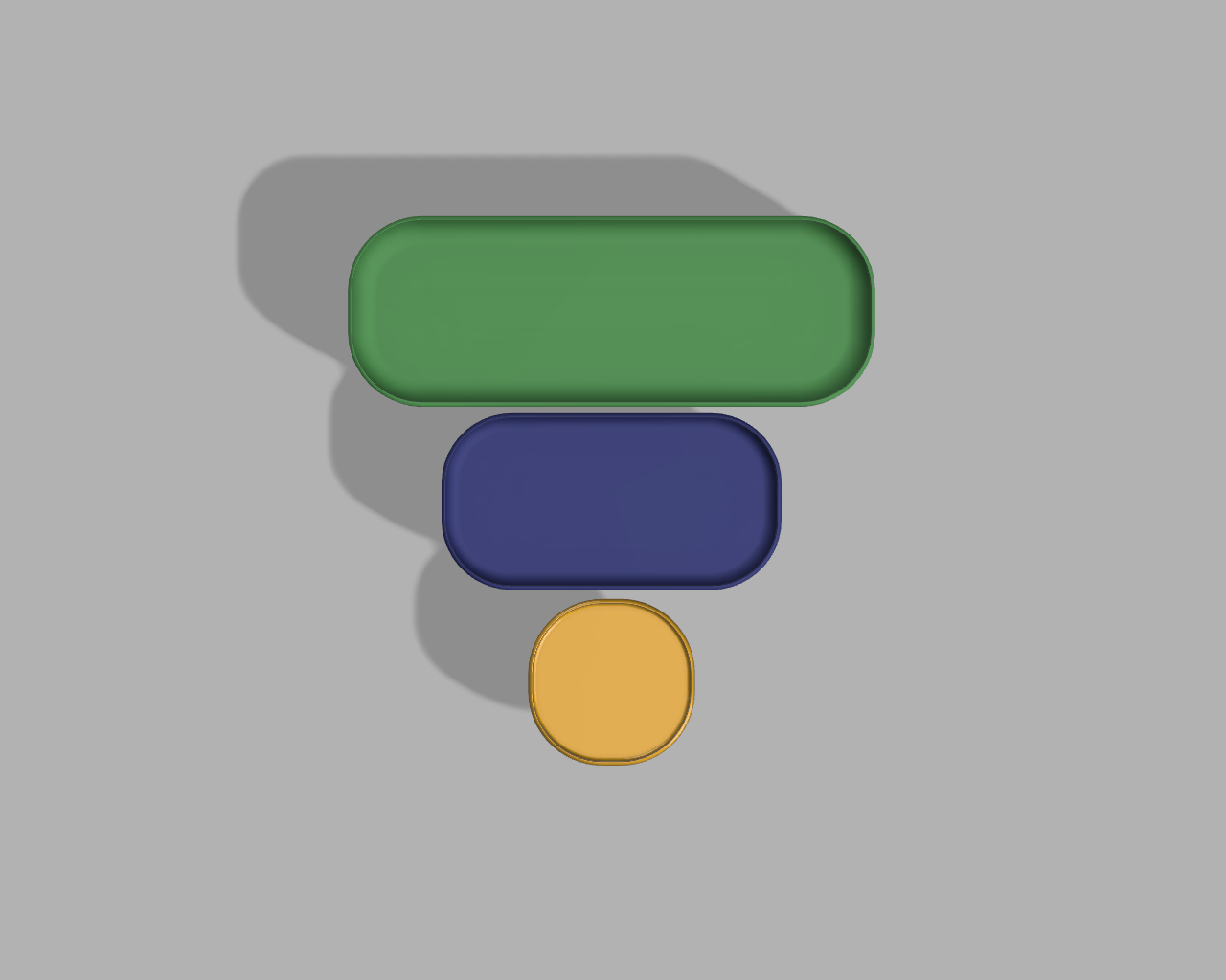 Nesting Tray Set by Leon Evans | Printables Store