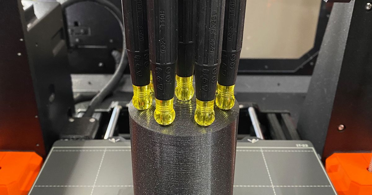 Precision Driver Set Holder by Army Chief | Download free STL model ...