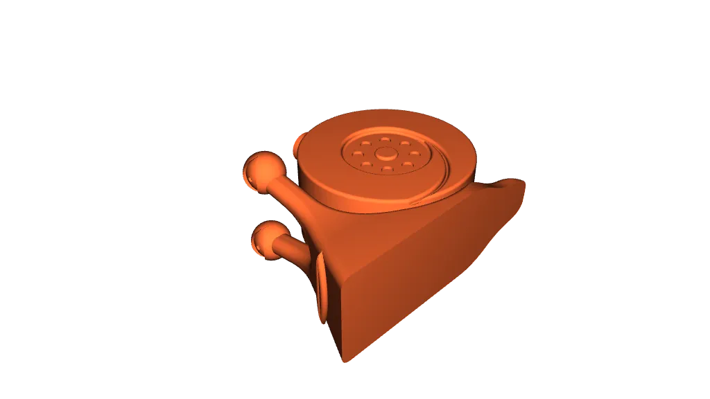 Golden Den Den Mushi Snail Keychain Charm / Earrings - One Piece - MSLA ...