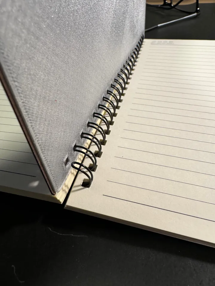 Customizable Notebook Cover by illegible | Download free STL model ...