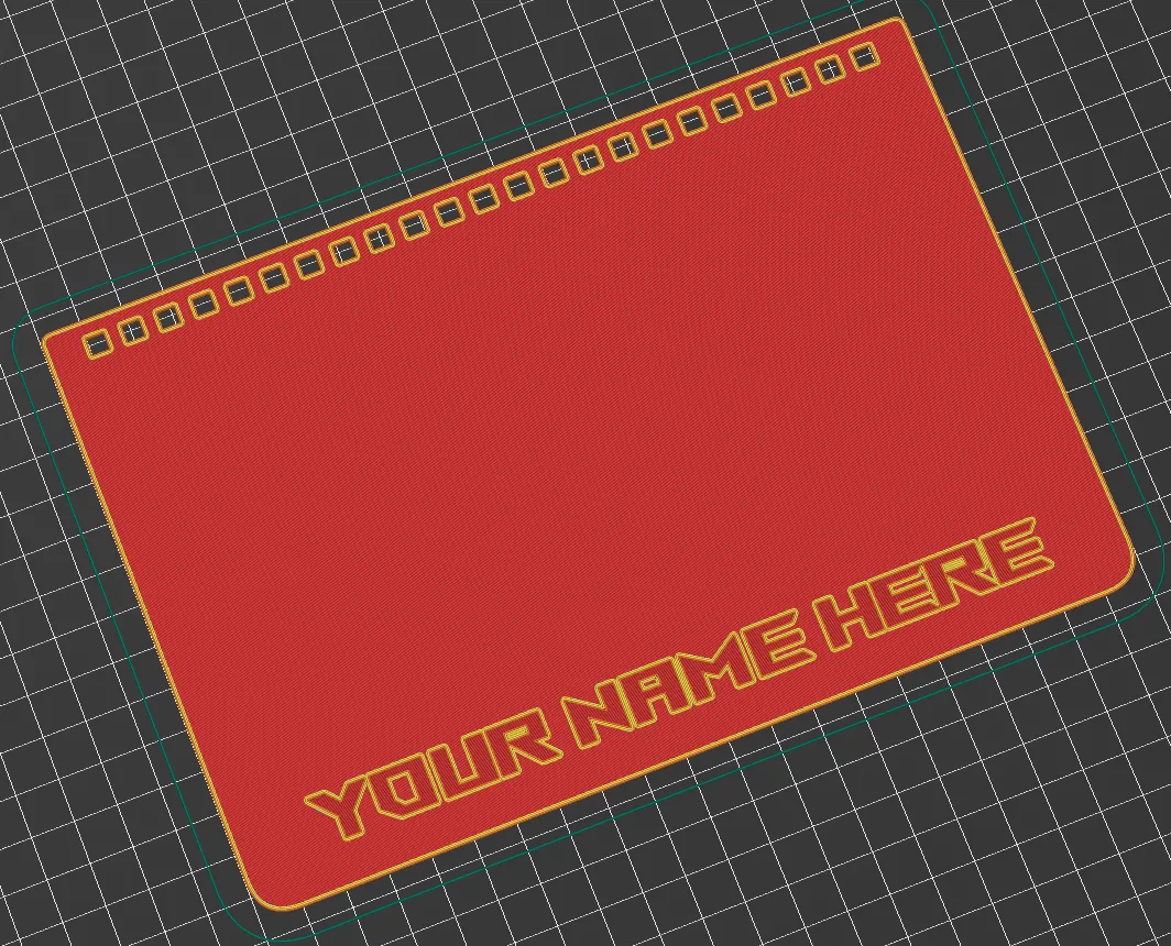 Customizable Notebook Cover by illegible | Download free STL model ...